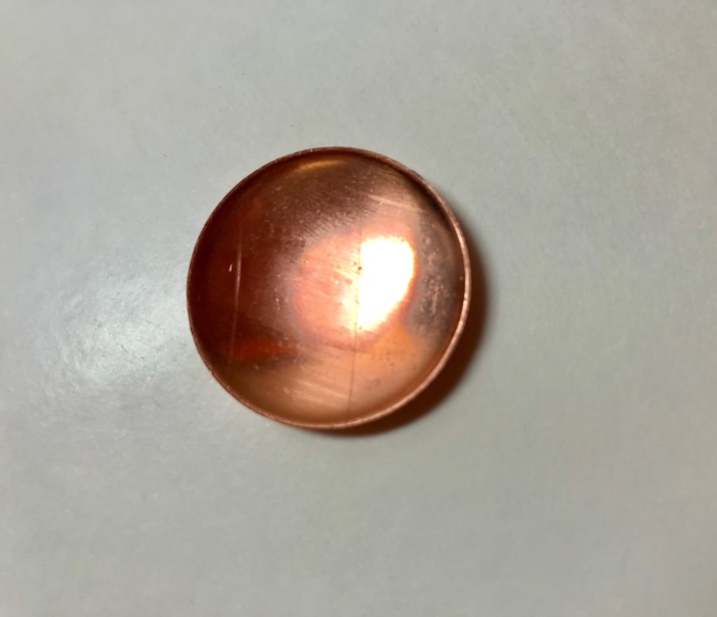 Stamped Copper Circles *Domed* – Thompson Enamel